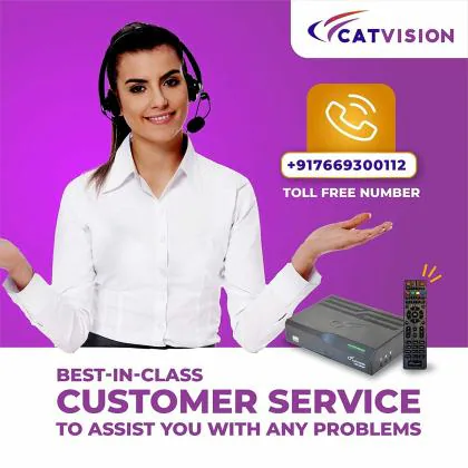 Catvision DD Free Dish DTH MPEG4 HD Set Top Box for 115+ FREE TV Channels - JioMart