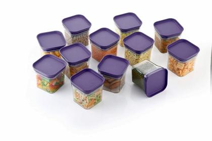 SPEDIMAX Unbreakable Air Tight Square Plastic Containers Set for ...