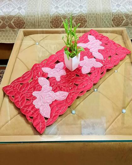 Romiz Cotton Fabric Beige Color Center Table Runner(Romiz-TableRunner ...