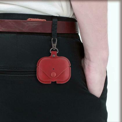 ICREATION Airpod pro , Leather Case With Hook & Use In First Copy ...
