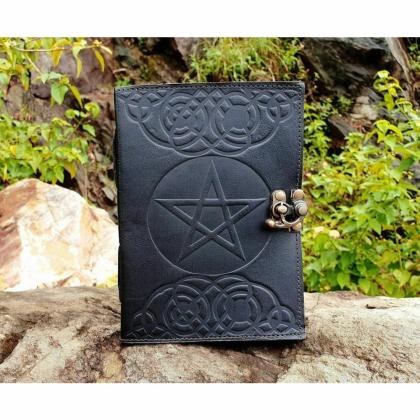 Lovely Craft 10X7 inch Leather Diary for Office Handmade Paper Leather ...