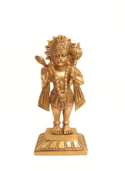 Aesthetic Decors Hanuman Standing with Tail On Shoulder - JioMart