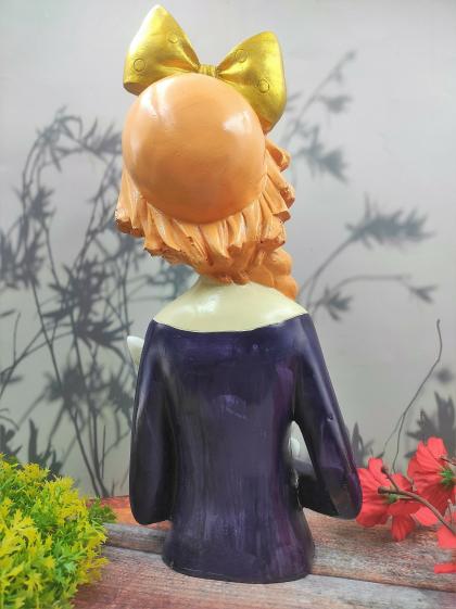 Expleasia Girl With Cat Decorative Showpiece For Home, Living Room ...