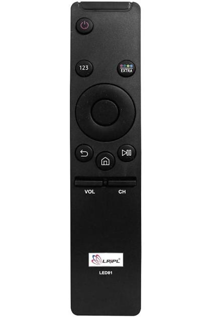 LRIPL Remote Controls for Samsung Smart 4k Curved Ultra HD (Black ...