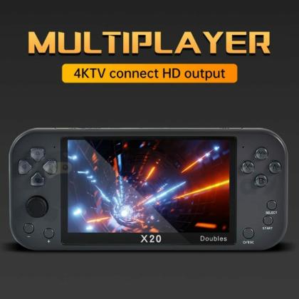 DKD X20 Handheld Arcade Retro HD Video Game Player 8GB Built Game with ...