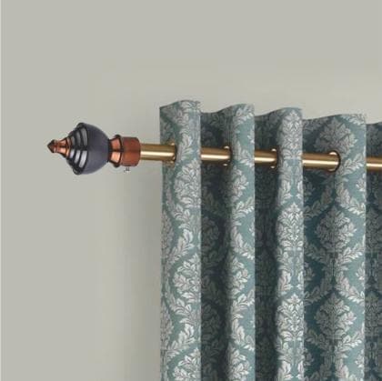 GLOXY Stainless Steel Curtain Brackets Parda Holders with Support ...