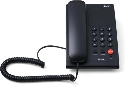 Hola TF 500 Black Corded Landline Phone - JioMart