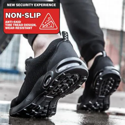 TRUTUFF Men Safety Shoes (Wick, UK7) Light Weight, Steel Toe, Puncture ...