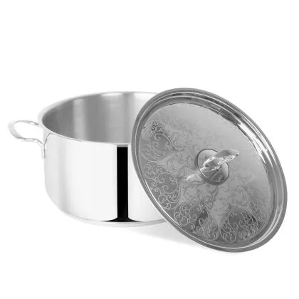 Pradeep Champion Stainless Steel sandwich Bottom Cookpot (Bello) with ...