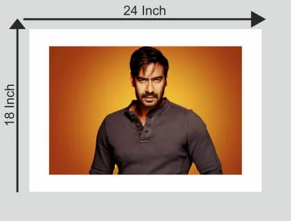 Sticker Studio Vinyl Wall Poster Ajay Devgan Wall Covering Area 24 X 18 ...