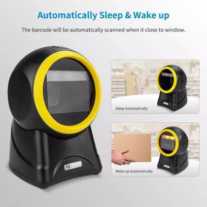 Netum NT-2055M 1D, 2D QR Code, Desktop Barcode Scanner Capture Barcodes ...