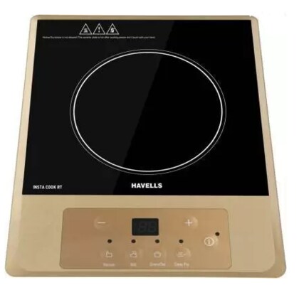 HAVELLS Insta Cook RT 1400W Induction Cooktop (Gold, Push Button) - JioMart