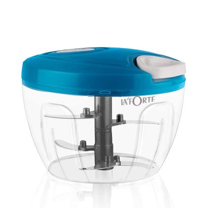 LA' FORTE Blue Plastic Vegetable Chopper with 3 Blades 450 ml - JioMart