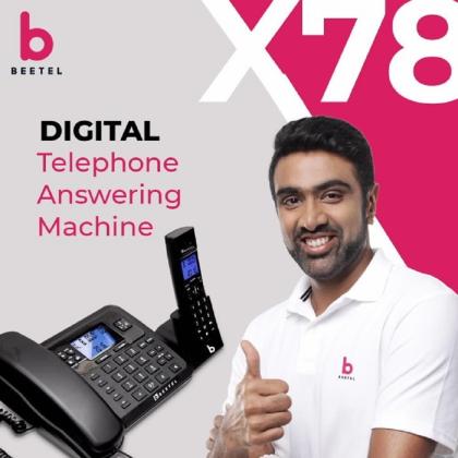 Beetel X78 Black Cordless Landline Phone - JioMart