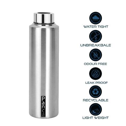 PANCA Stainless Steel Water Bottles Set of 6 Steel Bottles for Fridge ...