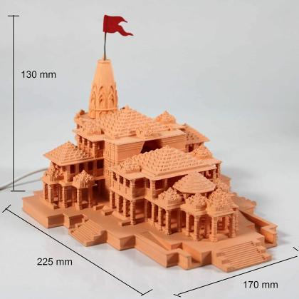 Ayodhya Ram Temple 3D Printed Architectural Ram Mandir Model - JioMart