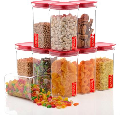 Track India Red Plastic Storage Container 1100 ml (Pack Of 6) - JioMart