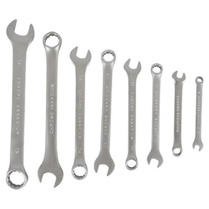 Globus 343 Professional Steel Combination Spanner Set Satin Finish ...