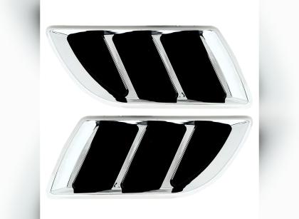 YOURKARTS.COM Car Decorative Air Flow Duct Racing Side Scoop Vent Air ...