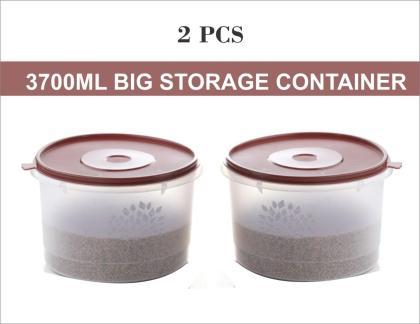 Track India Brown Plastic Storage Container 3.5 L (Pack Of 2) - JioMart