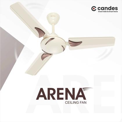 Candes 900mm 3 Blade Ceiling Fan, Ivory (Pack Of 2) - JioMart