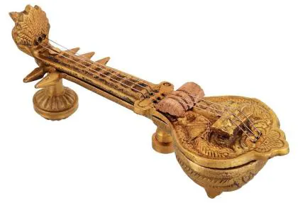 Idol Collections Golden Brass Dattatreya Sitar And Tabla Dugi Set Idol ...