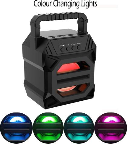 Techel Black Bluetooth Speaker - JioMart