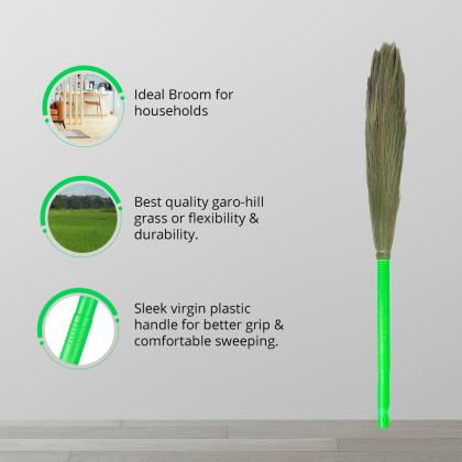 Monkey 555 Regular Grass Broom Pack of 2 - JioMart