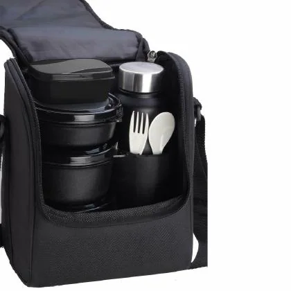 Oliveware Teso Lunch Box with Bottle - Black - JioMart