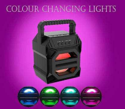 Techel Black Bluetooth Speaker - JioMart