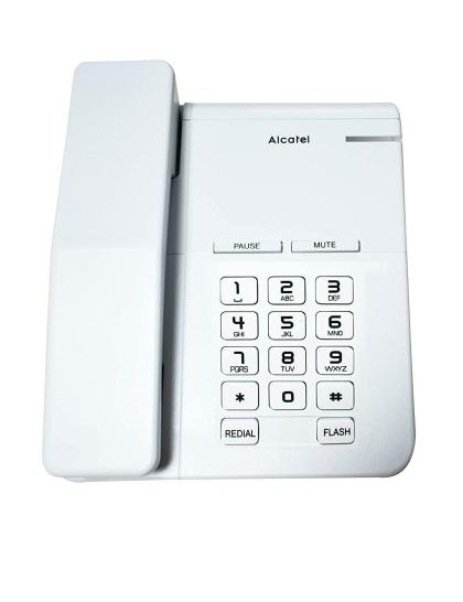 Alcatel T-22 White Corded Landline Phone - JioMart