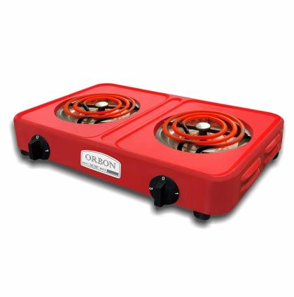Orbon Double 1000W+ 1000W, Burner Electric G Coil Cooking Stove ...