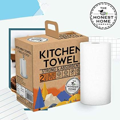 The Honest Home Company 2 Ply Kitchen Towel Tissue Roll 120 Pulls ...