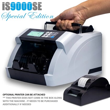 KROSS IS9000SE Mixed Note Counting Machine with Fake Note Detection and ...