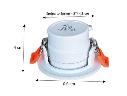 OTS LIGHTS 3W White Body LED Ceiling COB Spot, Focus, Down Ceiling ...