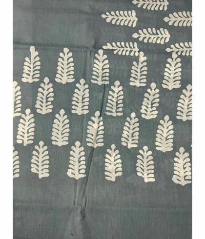 Jaipur Handblock Print Saree, A splendid work of traditional hand ...