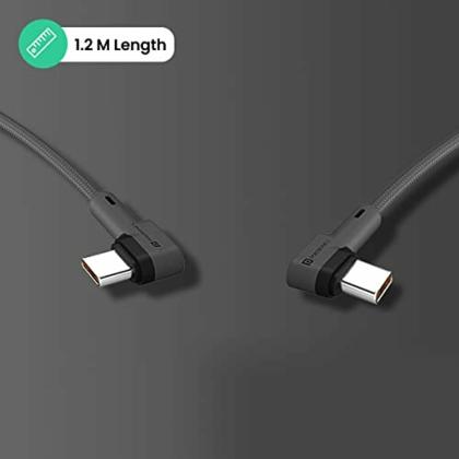 Portronics Connect L 60W PD Type C to Type C Mobile Charging Cable, 1 ...