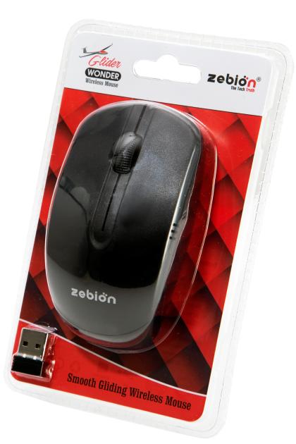 Zebion Wonder wireless Mouse,has Nano Receiver with upto 10M range ...