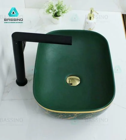 Bassino Art Wash Basin Countertop, Tabletop Ceramic Bathroom Basins ...