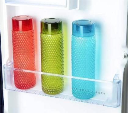 SUPRITA Multicolor Plastic Wattle Bottle 1000 Ml (Pack Of 3) - JioMart