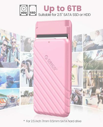 ORICO 2.5 inch External Hard Drive Enclosure 25PW1-U3-PK for SATA HDD ...