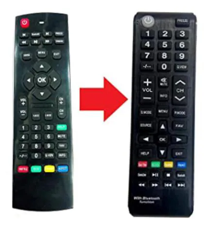 royalcool Plastic Universal Croma Tv Remote For Croma Smart Led Lcd Tv ...