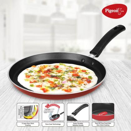 Pigeon by Stovekraft Basics Induction Base Non-Stick Aluminium Cookware ...