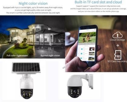 IBS Solar Power Wireless Security Camera with Night Vision and Video ...
