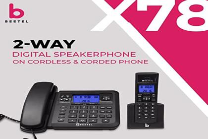 BEETEL X78 COMBO PHONE COMPATIBLE WITH ALL LANDLINE AND FIBER - JioMart