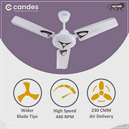 Candes 900mm 3 Blade Ceiling Fan, Ivory (Pack Of 2) - JioMart