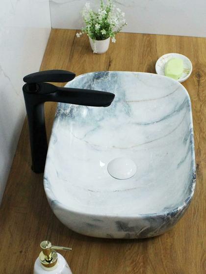 Bassino Art Wash Basin Countertop, Tabletop Ceramic Bathroom Basins ...