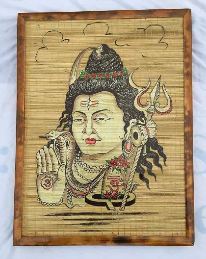 Royal 11 Lord Shiva Handmade Decorative Wall Panel||Wall Frame/Handmade ...