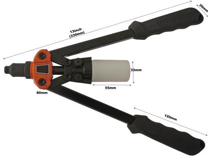 INDITRUST Hevy duty 13inch Hand Rivet Gun with collection bottle With ...