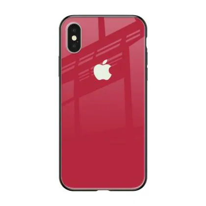 Qrioh Solo Maroon Glass case for Apple iPhone XS - JioMart